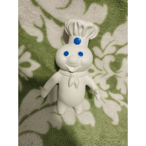 1971 Pillsbury Doughboy 7 Rubber Doll Vintage Collectible Euc