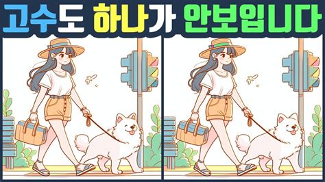 고수도 하나가 안보입니다 틀린그림찾기 다른그림찾기 치매예방 Youtube