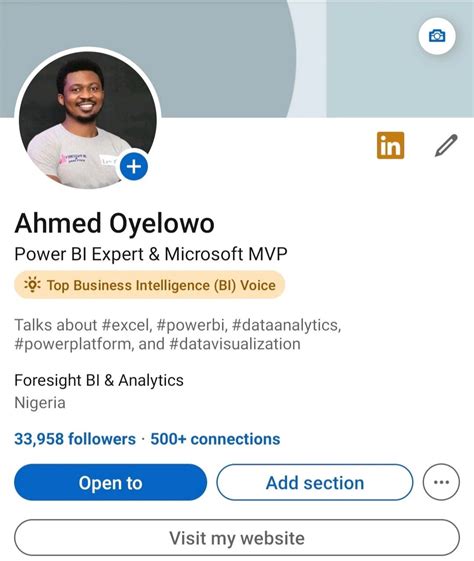 ahmed oyelowo on linkedin i got a new linkedin badge as a top voice in