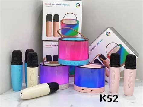 K52 Double Mike Speaker At ₹ 320piece Compact Bluetooth Speaker In