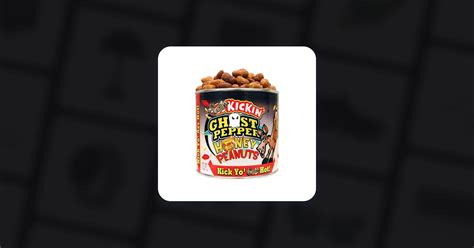 Kickin Ghost Pepper Spicy Hot Peanuts Ultimate Spicy Gourmet T