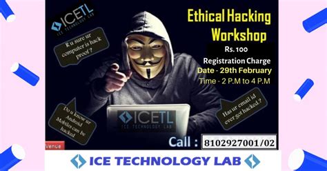 Ice Technology Lab On Linkedin Ethicalhacking Ethicalhacker Workshop Ethicalhackers