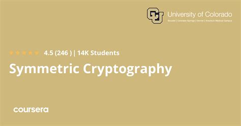 Symmetric Cryptography Coursera