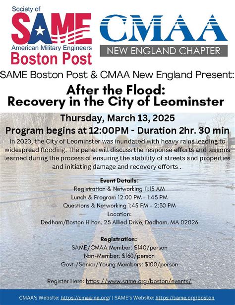 Same Boston Post Annual Joint Event With Cmaa New England Same