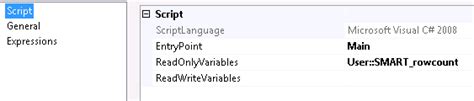 C Passing Query Results To Variable In Ssis Stack Overflow