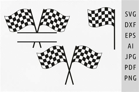 Checkered Flags Crossed Cross Clipart Clipartfox Clipart 58 Off