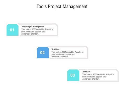 Tools Project Management Ppt Powerpoint Presentation Outline Objects Cpb Presentation Graphics