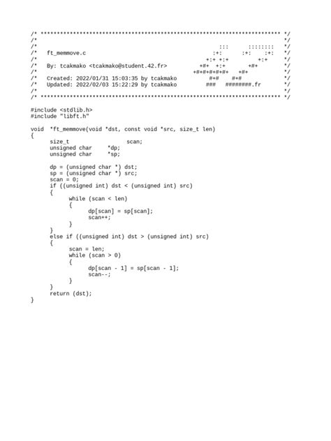 ft memmove pdf