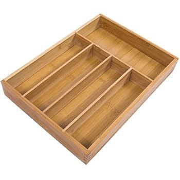 Amazon Com Rev A Shelf 4WCT 1SH 2 3 8 In Small Wood Cutlery Drawer Insert Home Kitchen