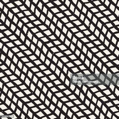 간단한 잉크 기하학적 패턴 흑백 흑백 스트로크 배경입니다 디자인에 맞게 손으로 그린 잉크 텍스처 거친에 대한 스톡 벡터 아트 및