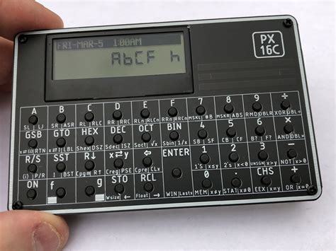 Px16c A Hp16c Programmers Calculator Emulator Etsy