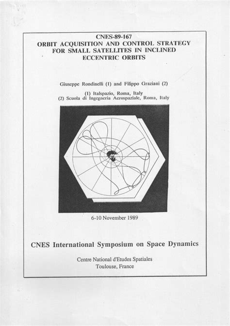 Pdf Orbit Acquisition And Control Strategy For Small Satellites In
