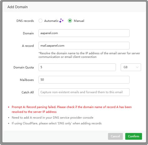 Mail Server Comprehensive Aapanel Documentation Guides Tutorials