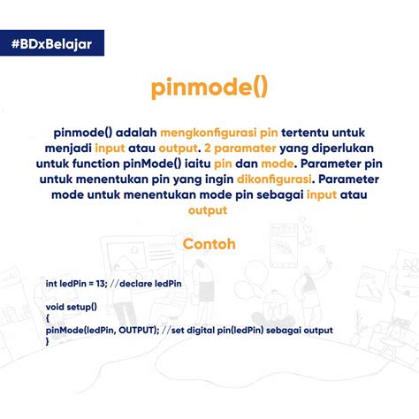 Bdxtronix Function Pinmode Pada Programming Arduino