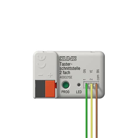 Knx Push Button Interface 2 Gang Secure 40002 1s E
