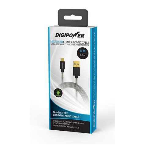 Digipower Micro Usb Charge And Sync Cable The Home Depot Canada