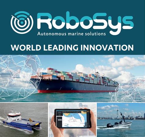 Robosys Automation On Linkedin Autonomous Vessels Workboats Innovation Maritimeindustry…