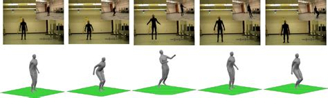 Running Sequence 3517 Of The Cmu Mocap Data Set Reconstructed With The