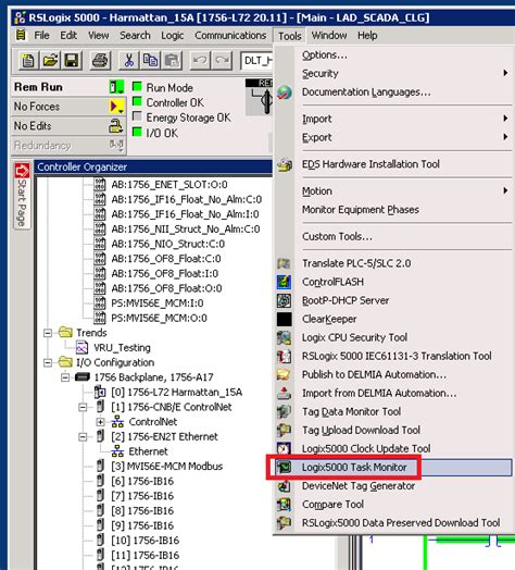 Techtalk Rslogix Cpu Usage Xybernetics