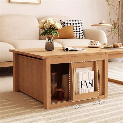 Deformable Combination Coffee Table With 2 Storage Drawers Sps Furntiure