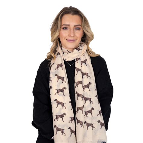 German Wire Haired Pointer Scarf Bishops And Haig