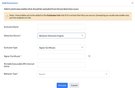 Creating Exclusion Malware Protection Manageengine Endpoint Central