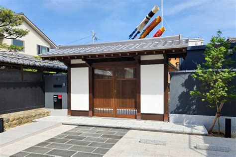 33 数寄屋門 切妻5型特注品 大林株式会社