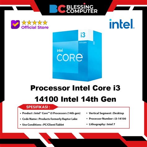 Promo Processor Intel Core I Intel Th Gen Cicil X Kota Denpasar Blessing