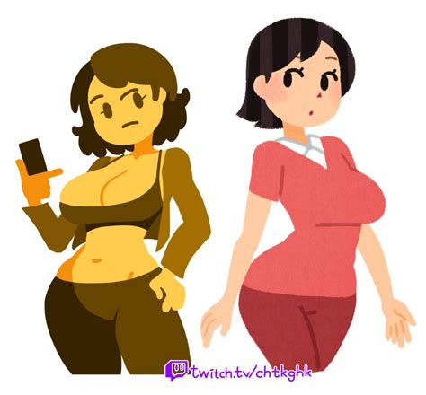 Rule 34 2girls Big Breasts Black Hair Breasts Cleavage Clothing Curvy Emoji Emoji Race