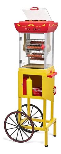 Tostadora Retro Para Perros Calientes Estilo Clásico Amarillorojo