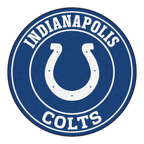 Indianapolis Colts Nfl Round Floor Mat 29 Indianapolis Colts Colts