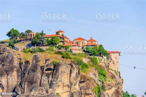 수도원 메 테오 라 산 티 살 리 그리스에서에서 복잡 한 유네스코 세계 유산 0명에 대한 스톡 사진 및 기타 이미지 0명