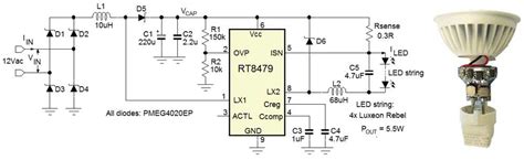 Understanding The Working Of A LED Light Bulb Driver Circuit Diagram