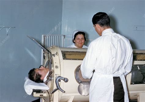 Patient In An Iron Lung Stock Image N0600092 Science Photo Library