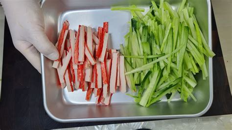 해파리냉채 만들기