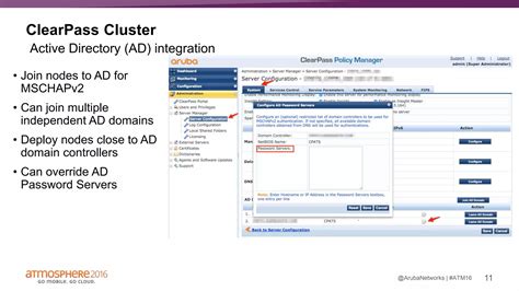 Large Scale Distributed Access Management Deployment With Aruba Clear