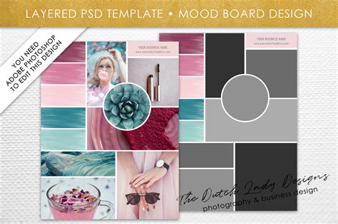 Moodboard Template Photoshop Free Download Free Templates Printable