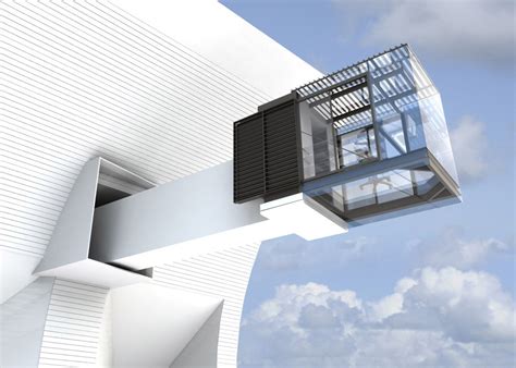 Ventus Houses Retractable Sunscreen Sheaths A Glass Office