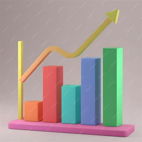 a colorful graph with a graph on it and a graph on it premium ai
