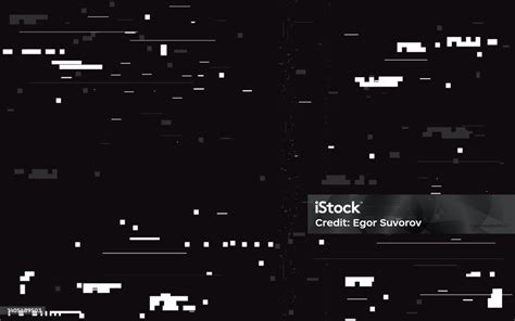 글리치 디지털 텍스처 흰색 무작위 모양과 소음 신호 개념이 없습니다 비디오 오류 시각화 현대 추상 왜곡 미래 지향적 왜곡 된 요소 벡터 일러스트 레이 션 문제에 대한 스톡