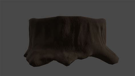 만화 나무 그루터기 3d 모델 10 Obj Free3d