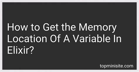 How To Get The Memory Location Of A Variable In Elixir In 2025