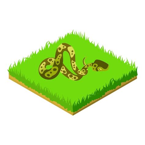 Premium Vector Ball Python Icon Isometric Illustration Of Ball Python