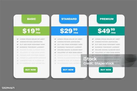 웹 사이트에 대한 관세를 설정합니다 사이트에 대한 인터페이스입니다 웹 앱에 대한 Ui Ux 벡터 배너 평면 디자인의 웹 사이트에 대한 계획과 가격 표 배너 주문 상자 버튼