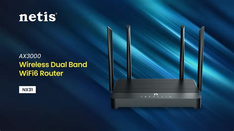 Nx31 Ax3000 Wireless Dual Band Wifi6 Router