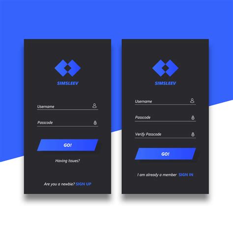 15 Login Ui Templates Behance