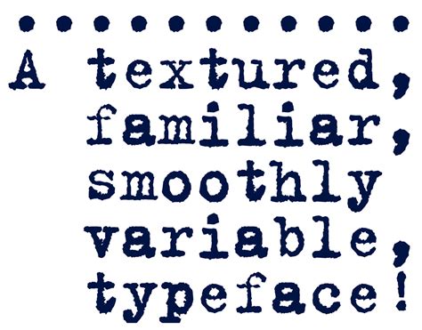 Neither Confirm Nor Deny Textured Variable Typeface Slanted