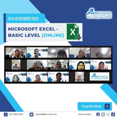 Otc Training Centre Sdn Bhd On Linkedin Microsoft Excel Basic