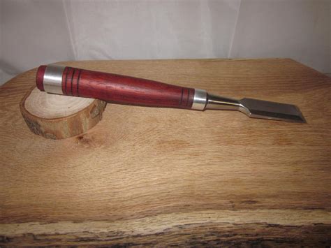 1″ Short Blade Wood Framing Chisel With Paduak Handle New Valkyrie Wood