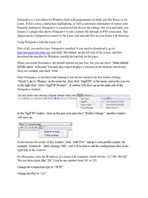 using notepad pdf computing software